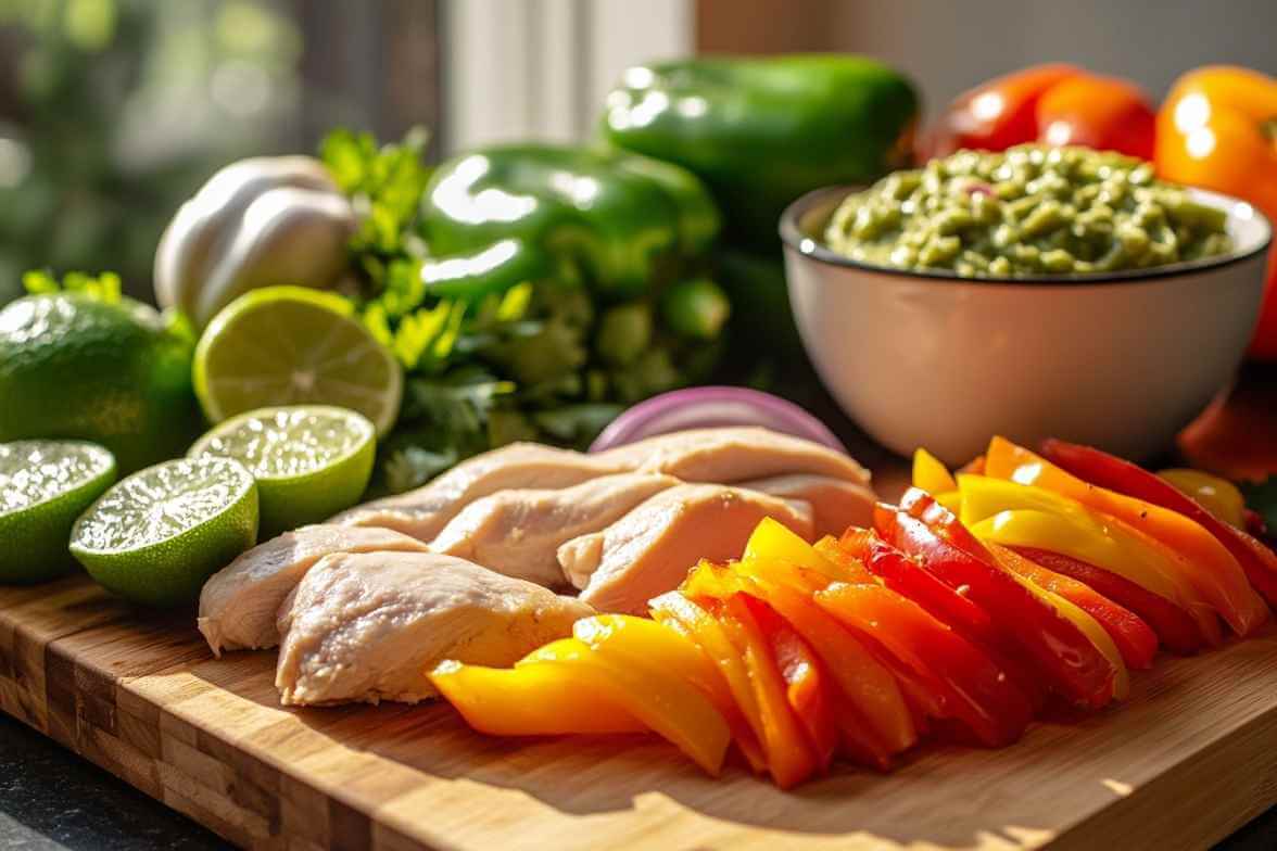 Fajitas au Poulet Mexicain - purerecette