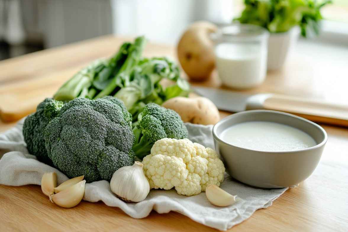 Potage Brocoli Chou-fleur - purerecette