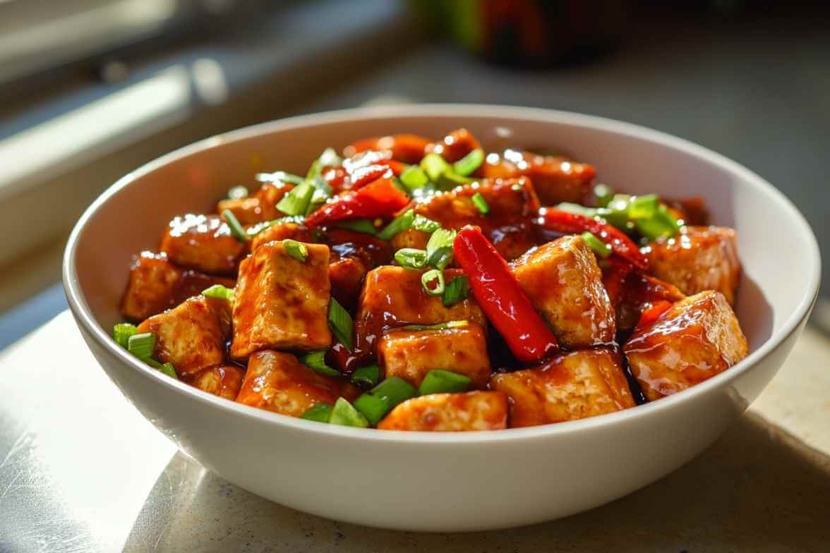 Tofu Général Tao - purerecette