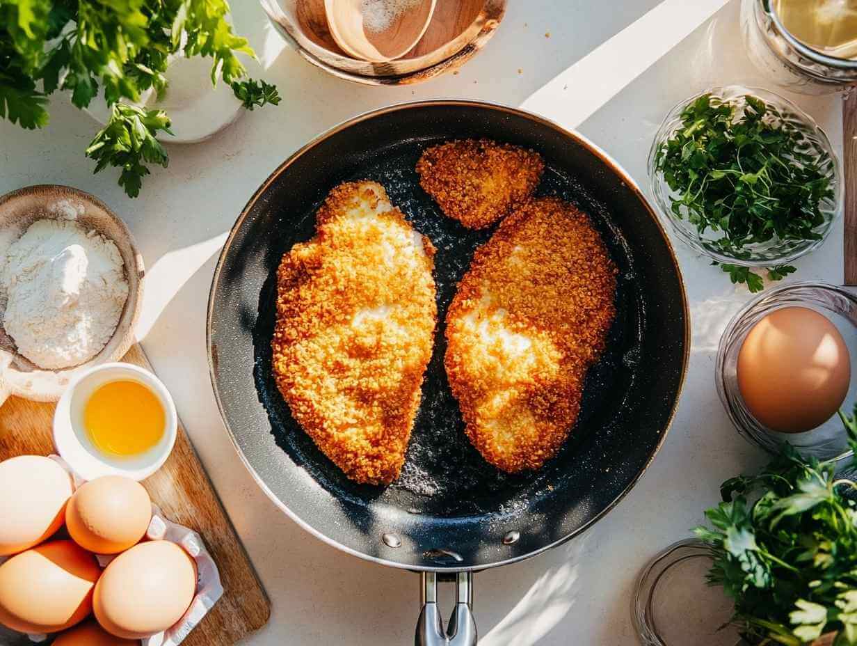 Poulet Pané à la Milanaise - purerecette