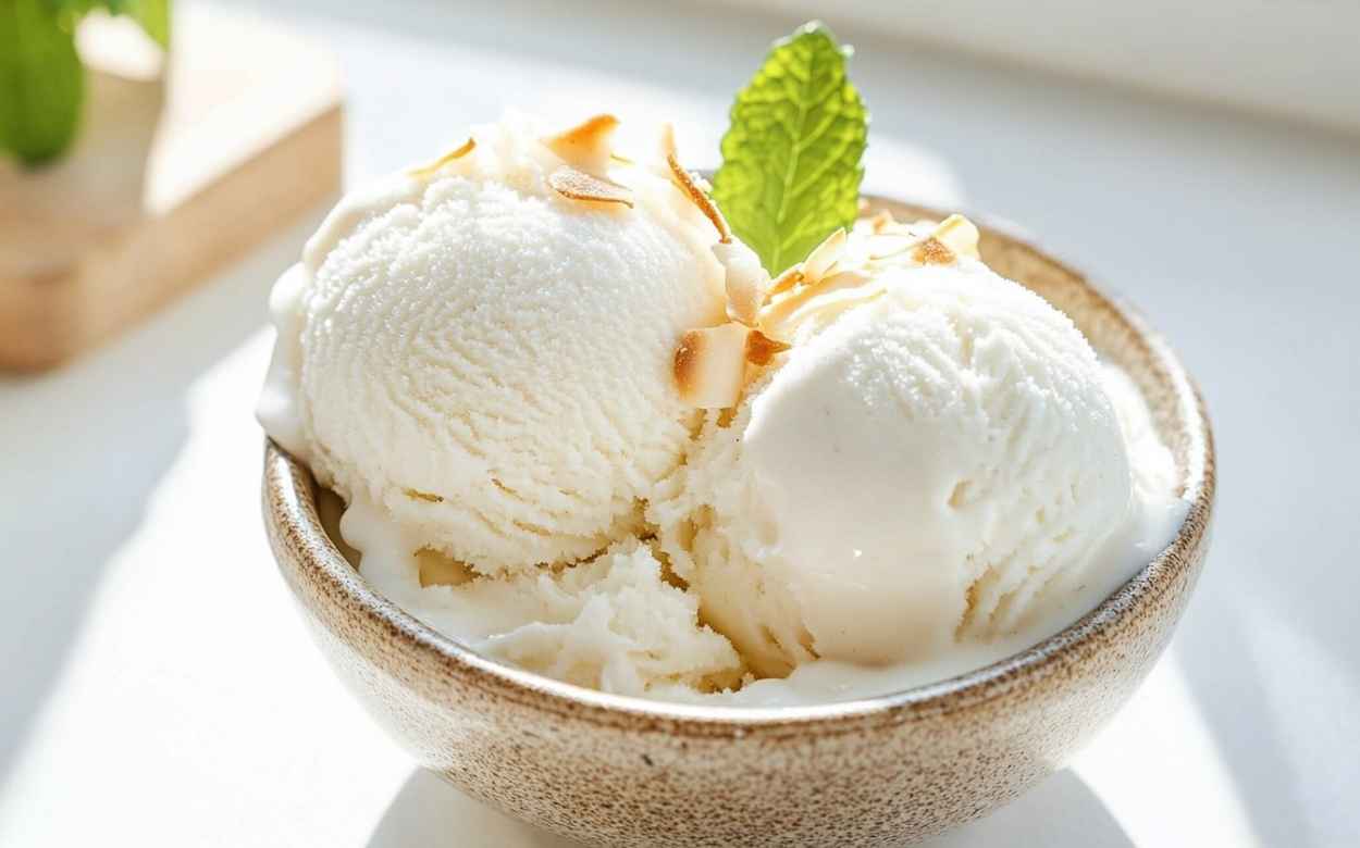 Glace à la Noix de Coco - purerecette